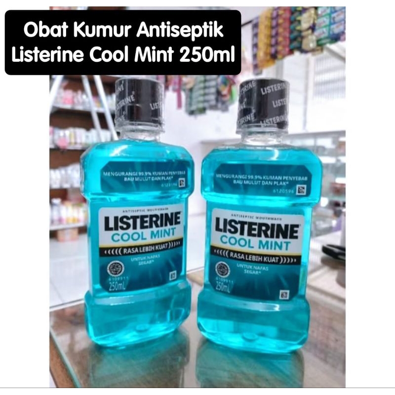 Jual Listerine Cool Mint Mouthwash Antiseptic Rasa Lebih Kuat Untuk ...