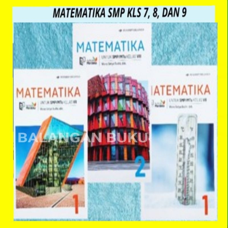 Jual Buku Kurikulum Merdeka Matematika SMP Kelas 7 8 VII VII 1 2 Erlangga | Shopee Indonesia