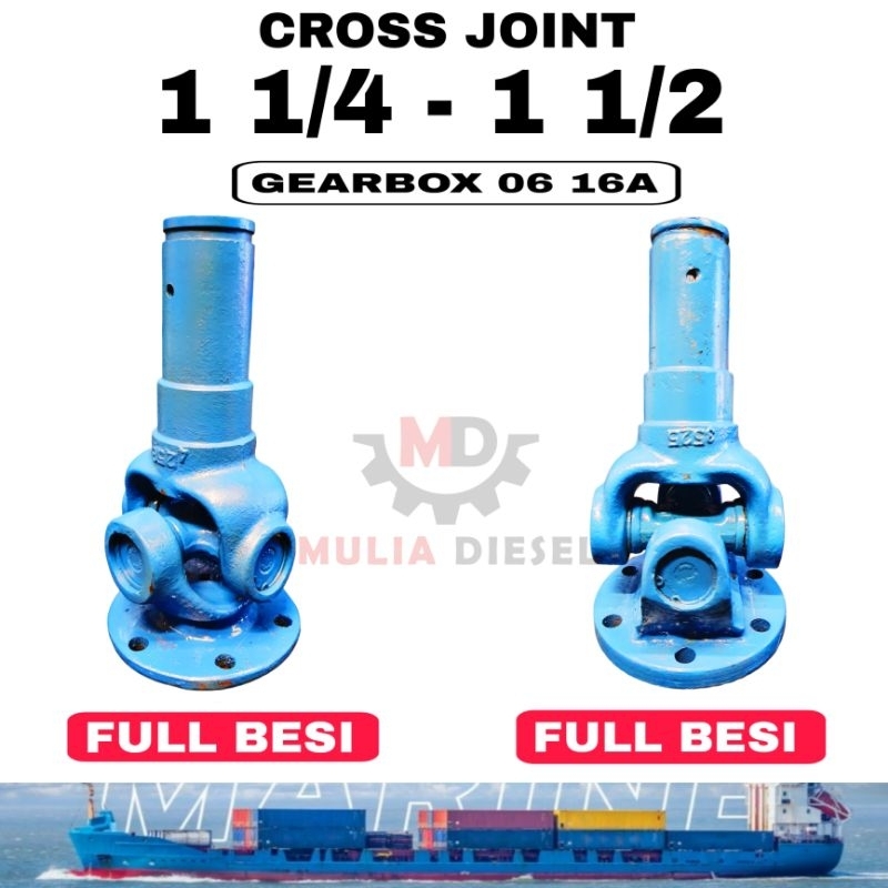 Jual Cross Shaft Joint Bohel Bohol Sambungan As 1 1/4 1 1/4 1.25 1.5 ...
