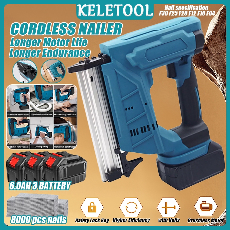 Jual Paku Brad Tanpa Kabel Portabel Profesional Tugas Berat Punch ...
