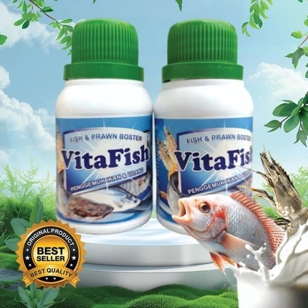 Jual VITAFISH 100 - Probiotik Ikan Vitamin Ikan Penggemuk Ikan Sidat Gurami Mujair Nila Lele ...