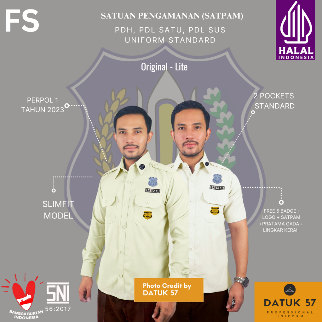 Jual [FULL SET] Original Lite by Datuk 57 : Seragam PDH PDL Setelan ...