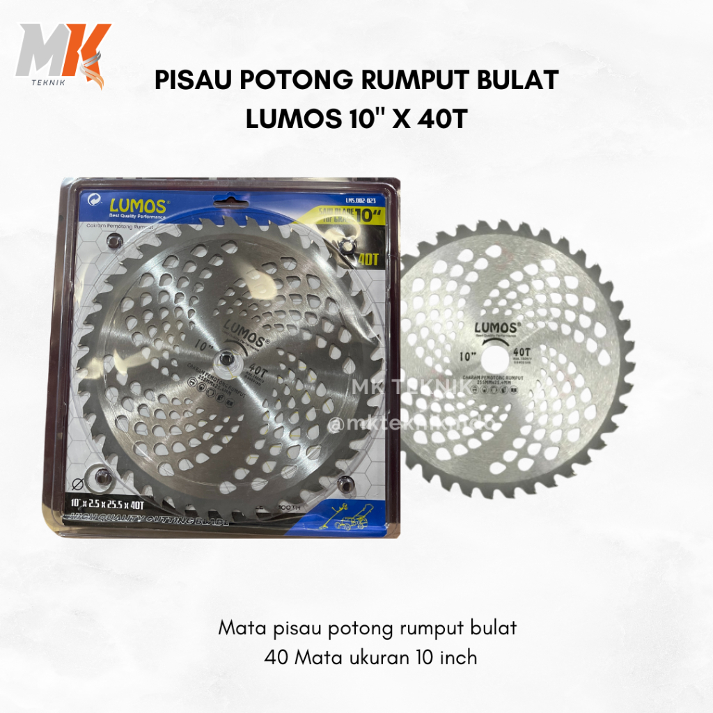 Jual PISAU POTONG RUMPUT BULAT LUMOS 4 INCHI X 40T / PISAU POTONG MESIN ...