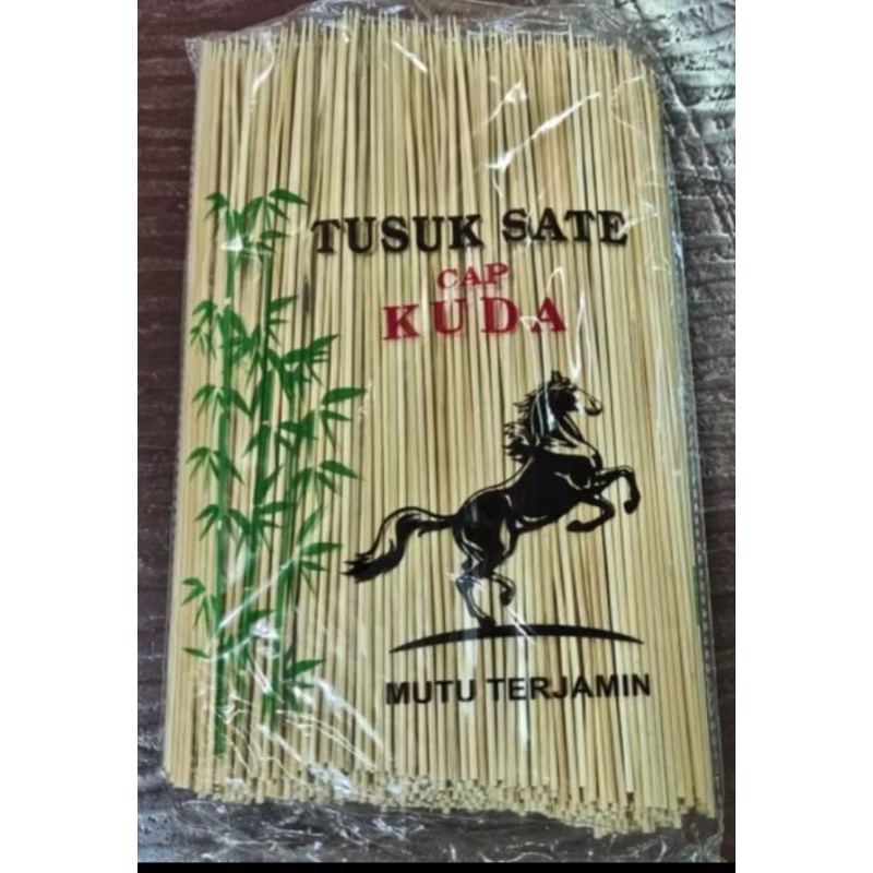 Jual TUSUK SATE/TUSUK SATE,BAKSO,DLL/TUSUK LIDI cap KUDA 1pack berat ...