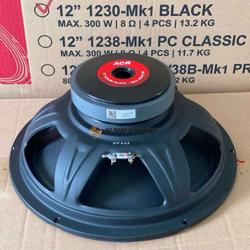 Jual Speaker ACR 1230 Black MK1 12inch Original ACR | Shopee Indonesia