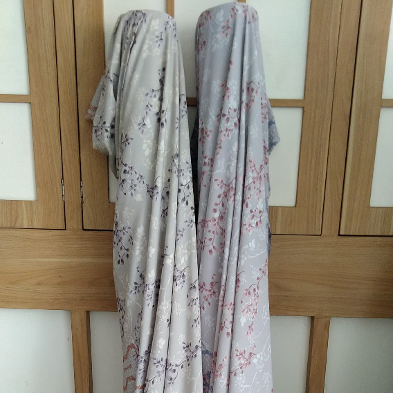 Jual Kain Crinkle Motif Bunga Pinggir | Shopee Indonesia