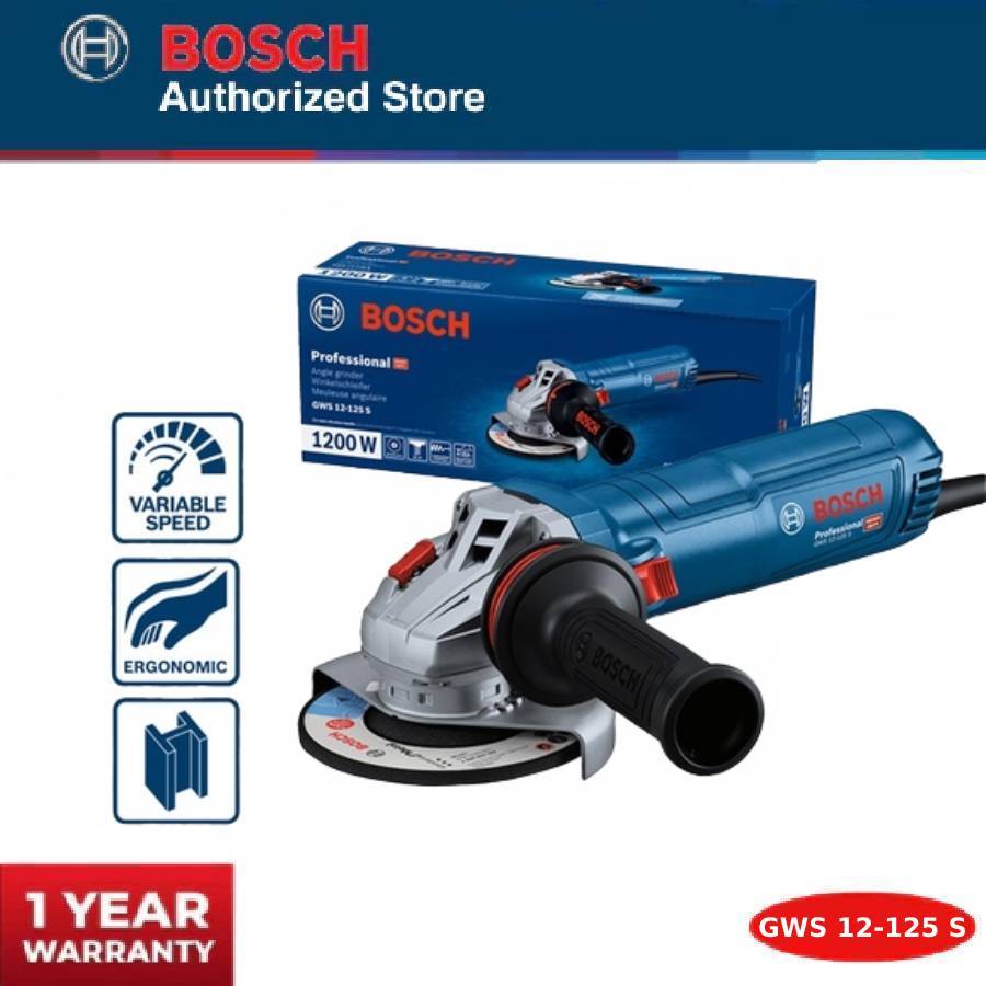 Jual Bosch Angle Grinder / Gerinda Tangan Listrik 125MM 1200W GWS 12 ...