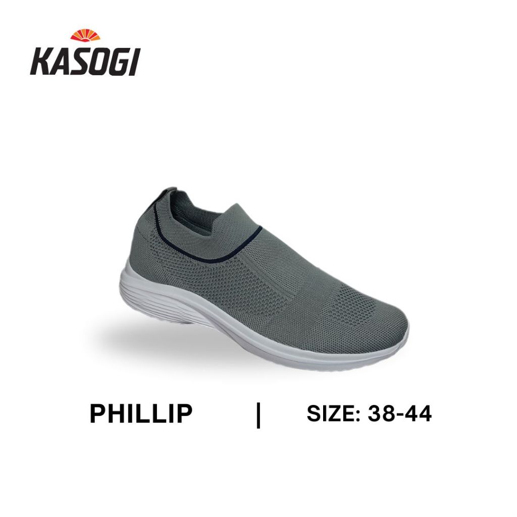 Jual Sepatu Kasogi Dewasa Slip on Pria Sneaker casual Philip | Shopee ...