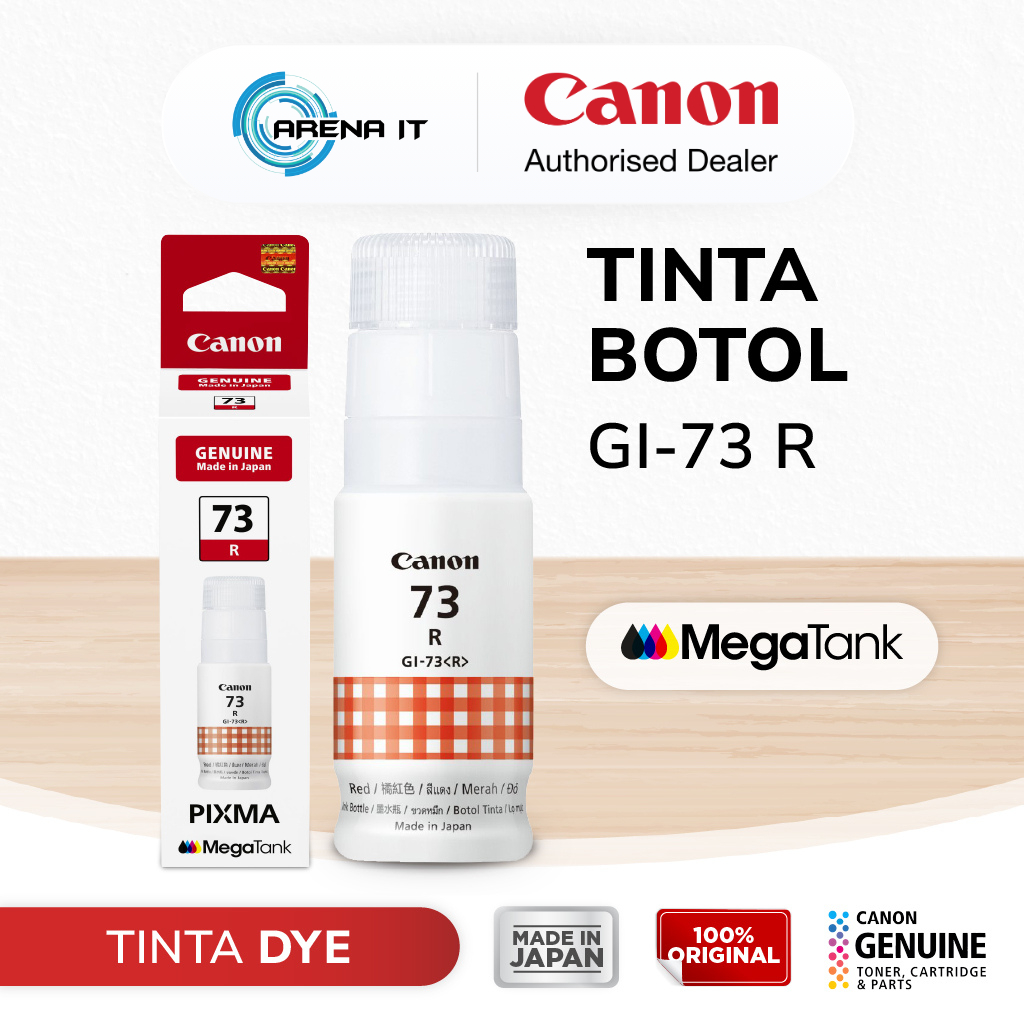 Jual Tinta Original Canon 73 Red GI73R - Tinta Canon G570 G670 | Shopee ...