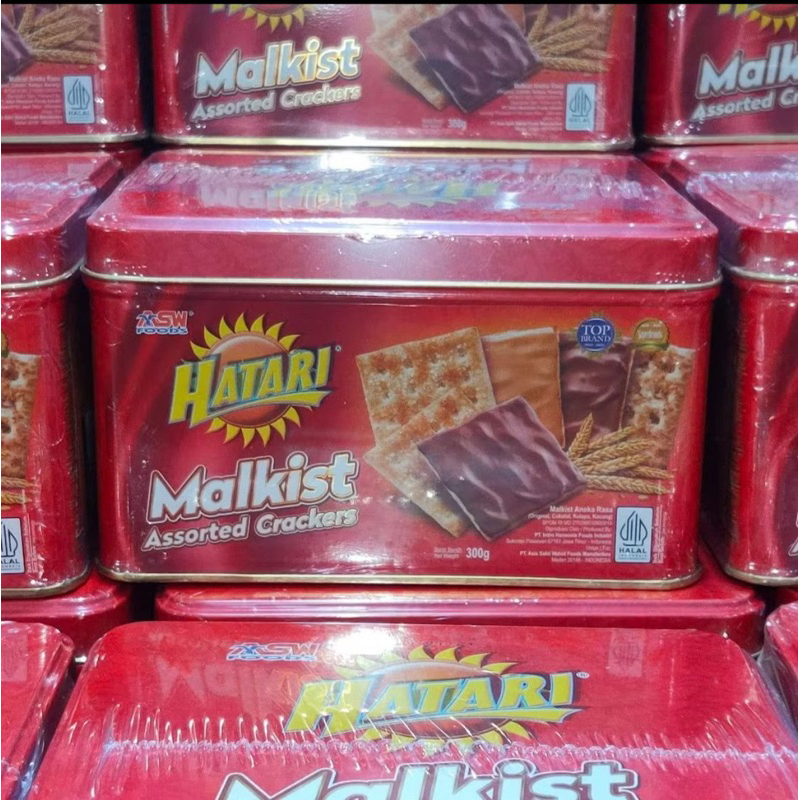 Jual Hatari Malkist Assorted Crackers Biskuit Kaleng 300gr | Shopee ...