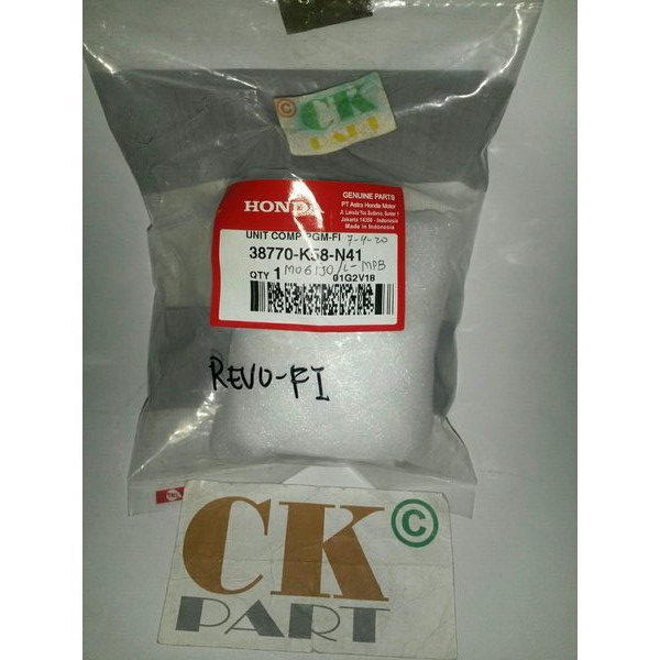 Jual ECU ECM REVO FI / BLADE 125 PN. 38770 K58 N41 - ORIGINAL | Shopee ...