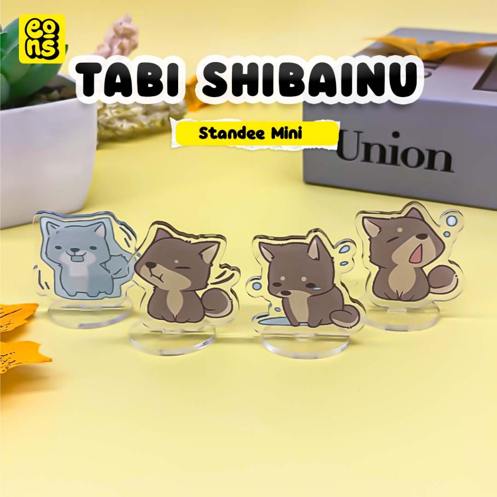 Jual Standee Mini Akrilik Tabi Shibainu / Bahan Acrylic Laser Cutting ...