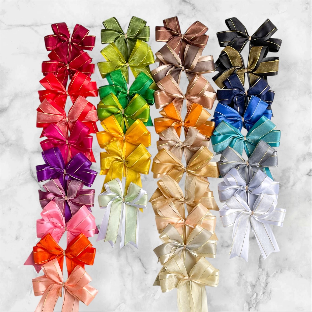 Jual Pita Tumpuk Gliter Pita Hampers Jadi Pita Souvenir Pita Kado ...