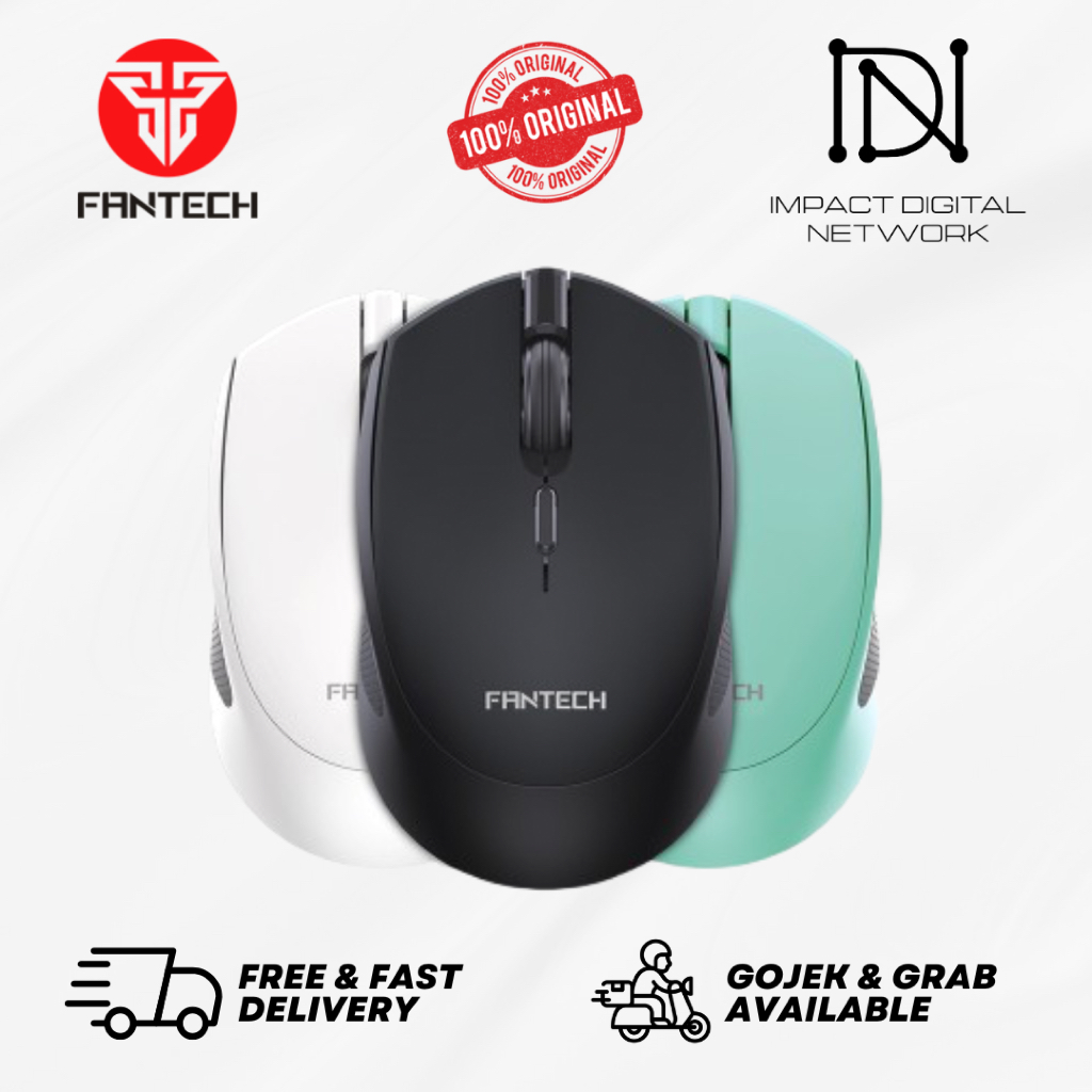 Jual Fantech W190 Wireless Dual Connection Silent Mouse | Shopee Indonesia