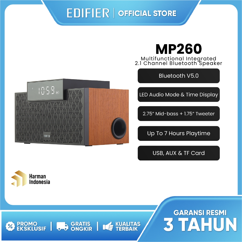 Jual EDIFIER MP260 Multifunctional Integrated 2.1 Channel Bluetooth ...