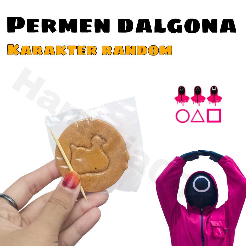 Jual Permen DALGONA SQUIT GAME Permen Candy Isi 10 PCS | Shopee Indonesia