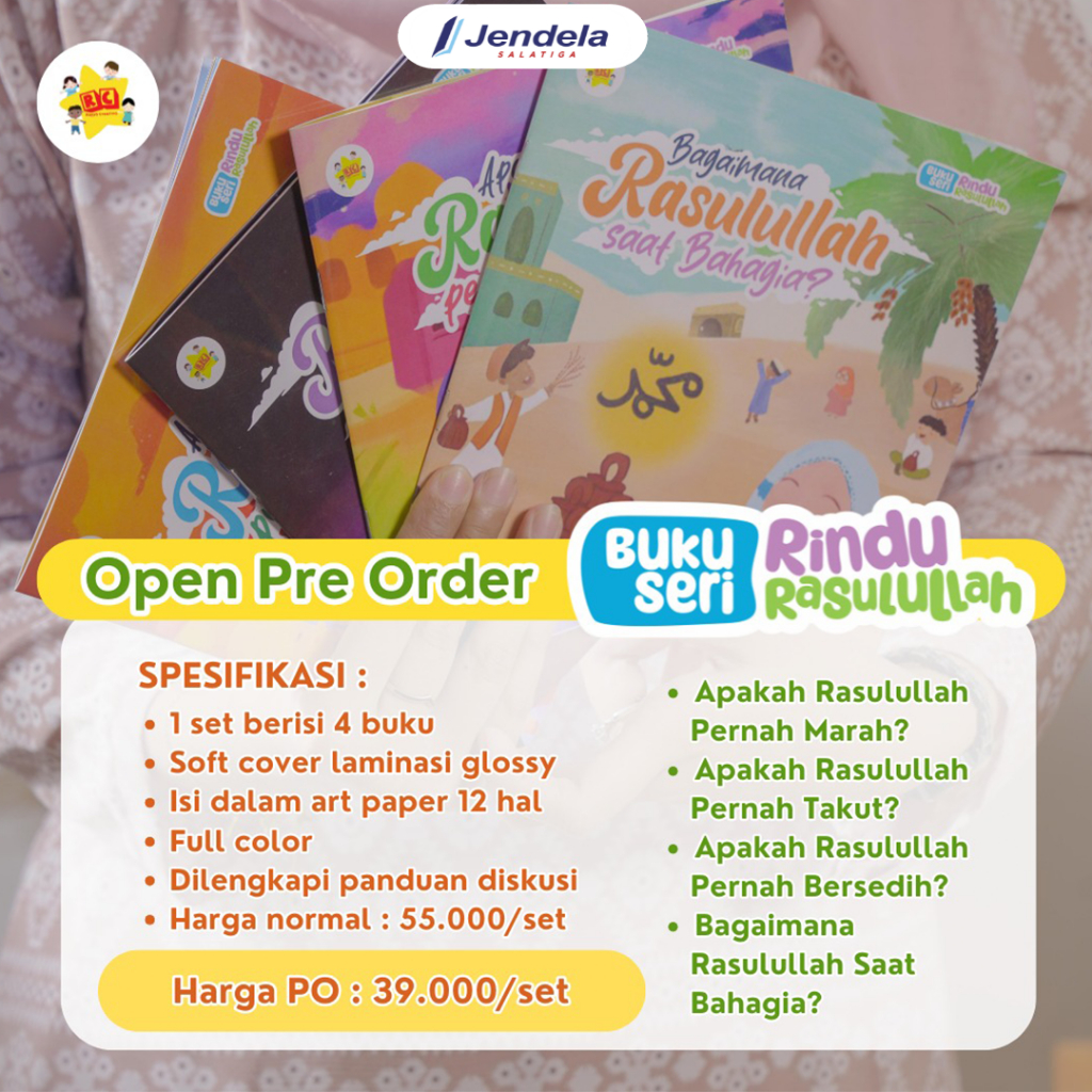 Jual Buku Anak Islami Seri Rindu Rasulullah Set Isi 4 Buku | Shopee ...