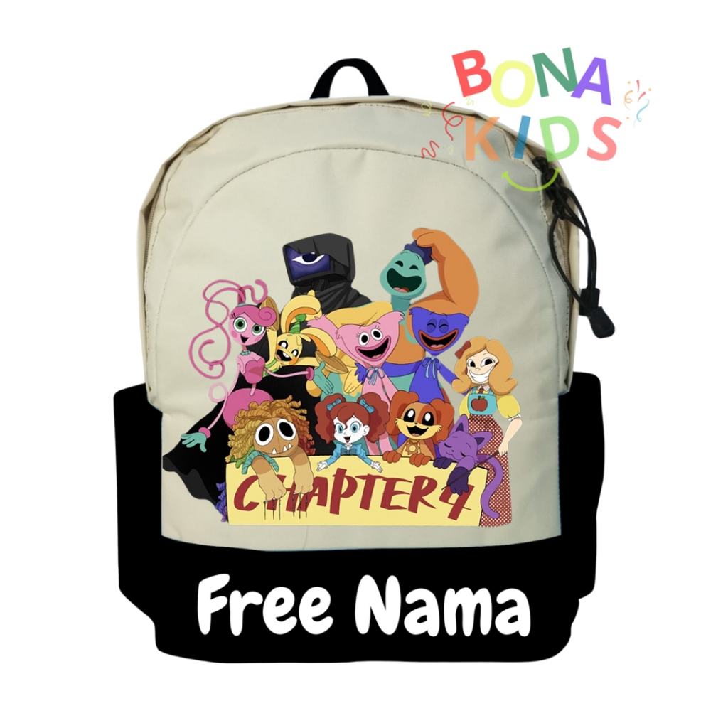 Jual Tas Anak poppy Playtime Chapter 4 Ransel Sekolah Anak TK SD PAUD Free Nama | Shopee Indonesia