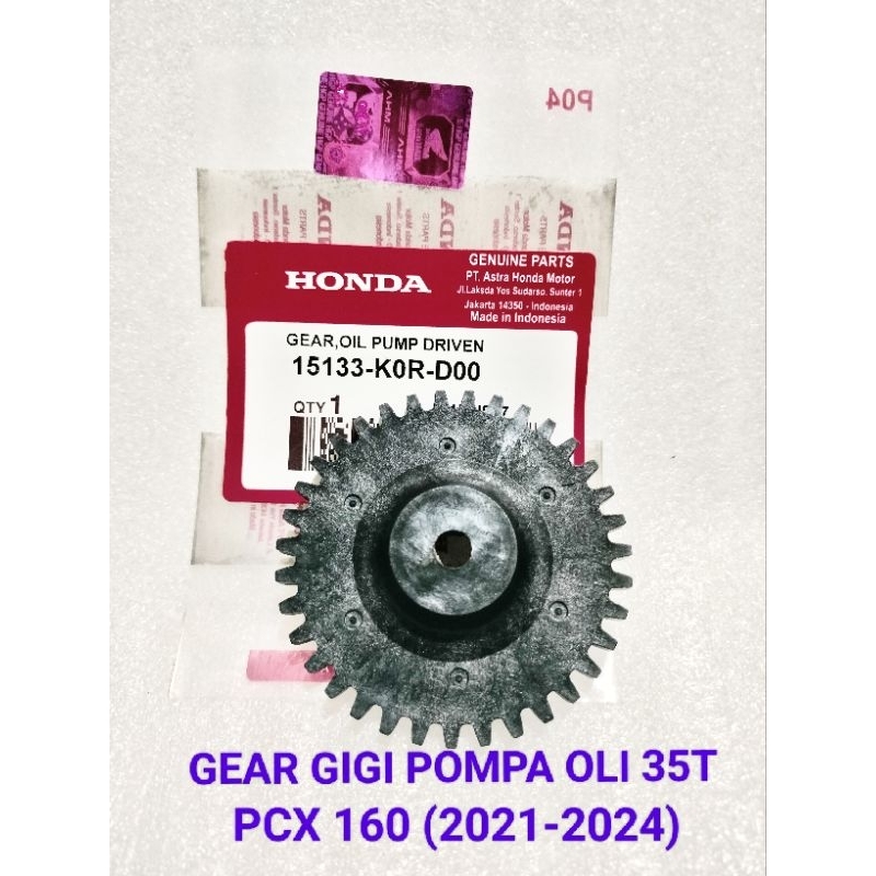 Jual GEAR OIL PUMP DRIVEN GEAR GIR GIGI POMPA OLI HONDA PCX 160 2021 ...