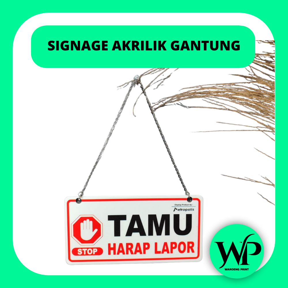 Jual SIGNAGE AKRILIK GANTUNG | PAPAN AKRILIK | PAPAN INFO | AKRILIK ...
