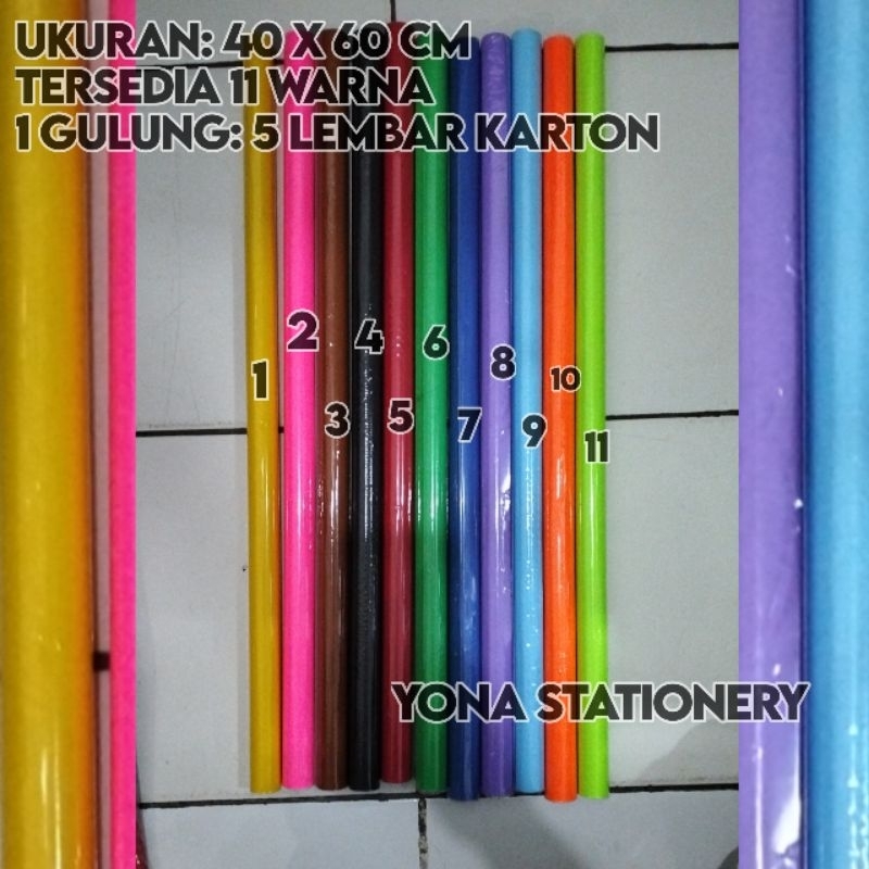Jual Karton Asturo Ukuran 40 x 60cm | 1 gulung: 5 lembar/kertas | Merk ...