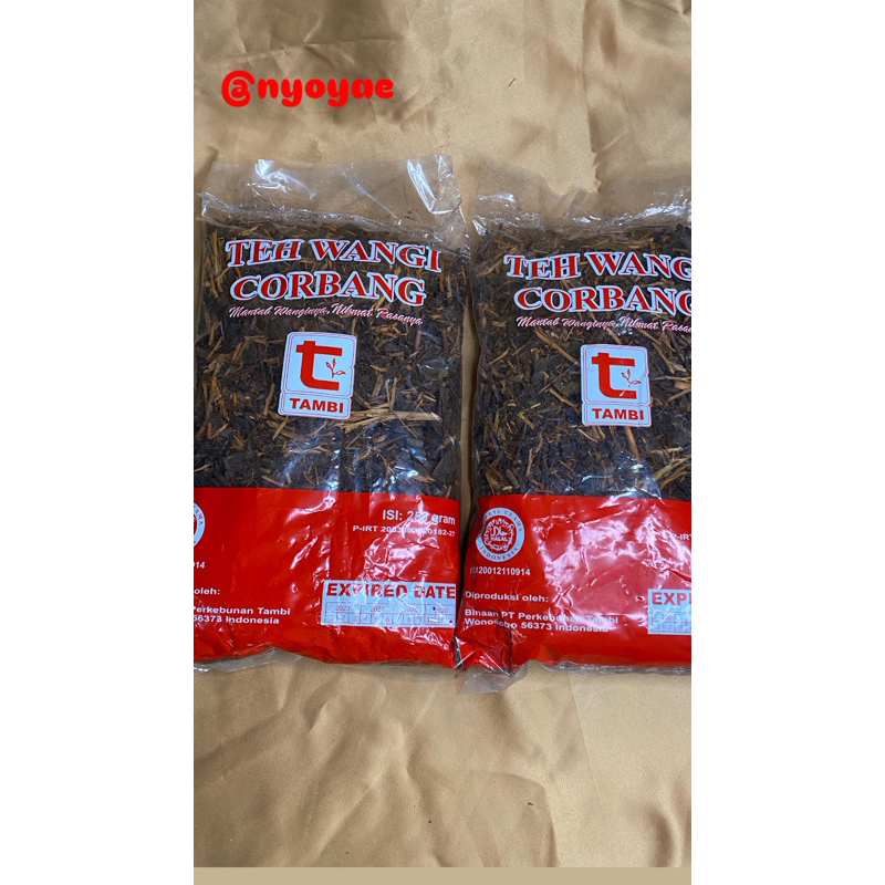 Jual Teh Tambi Wangi Corbang Khas Wonosobo Netto 250gram | Shopee Indonesia