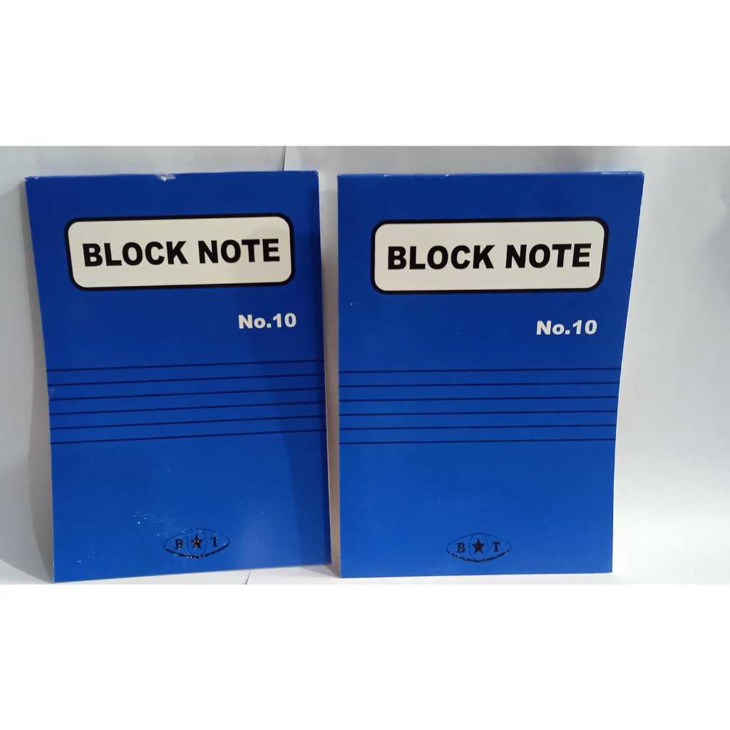 Jual Blok Note No.10 ukuran A6 /BUKU CATATAN POLOS / BLOCK NOTE POLOS ...