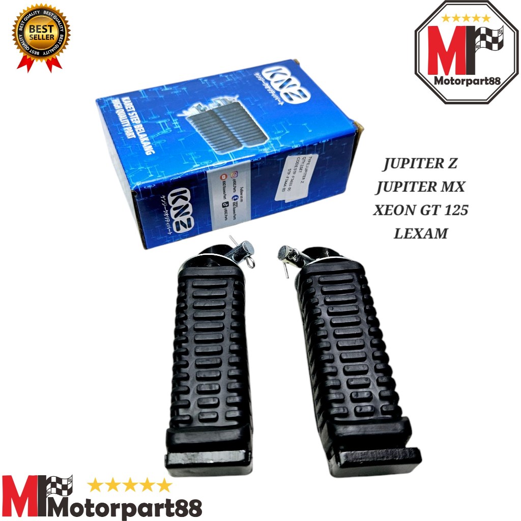 Jual KARET PIJAKAN FOOT STEP belakang KNZ JUPITER Z JUPITER MX XEON GT 125 LEXAM | Shopee Indonesia