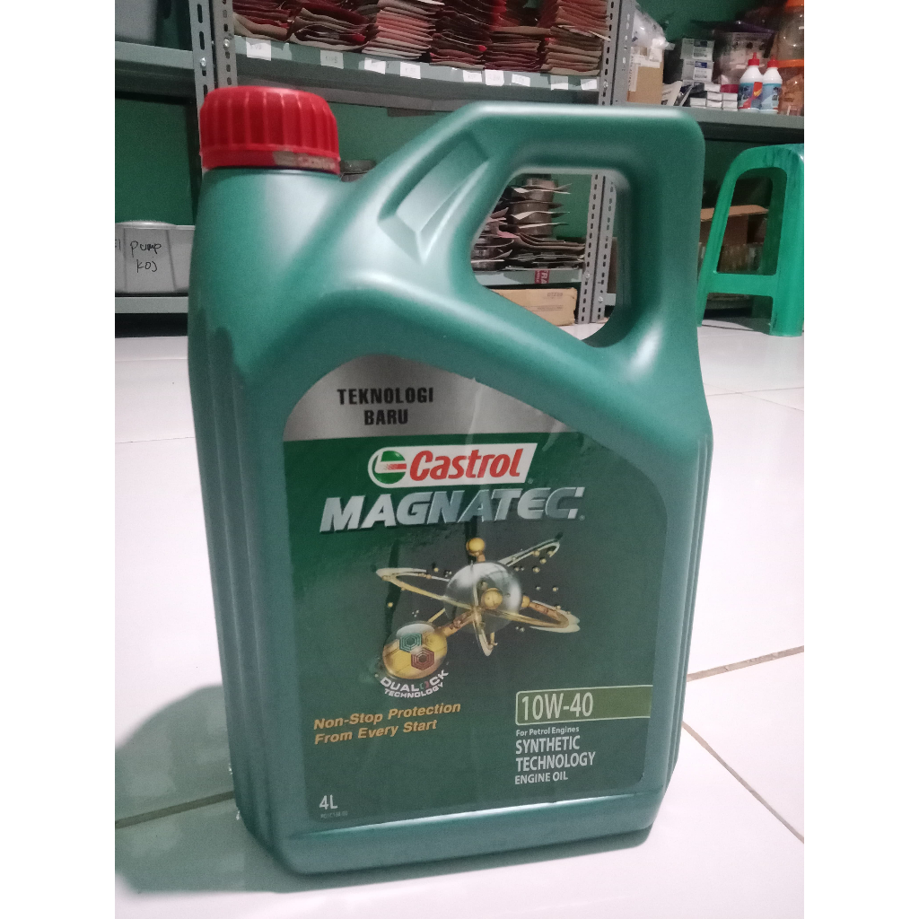 Jual OLI CASTROL MAGNATEC DUALOCK 10W-40 API SN 4 LITER KEMASAN BARU ...