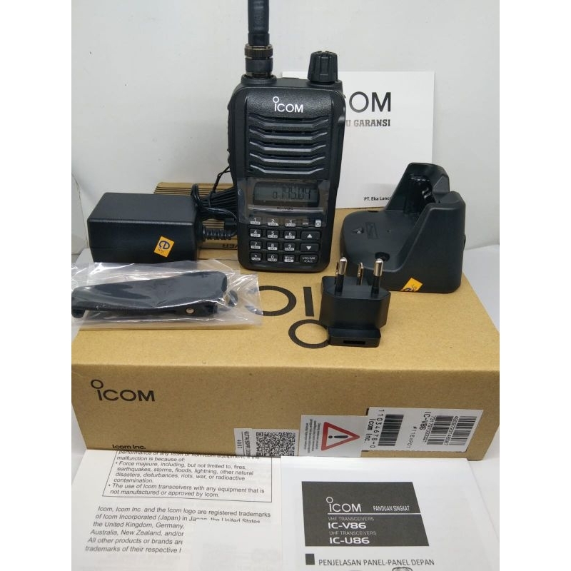 Jual ICOM IC-V86 VHF / SATU BAND/ ORIGINAL | Shopee Indonesia