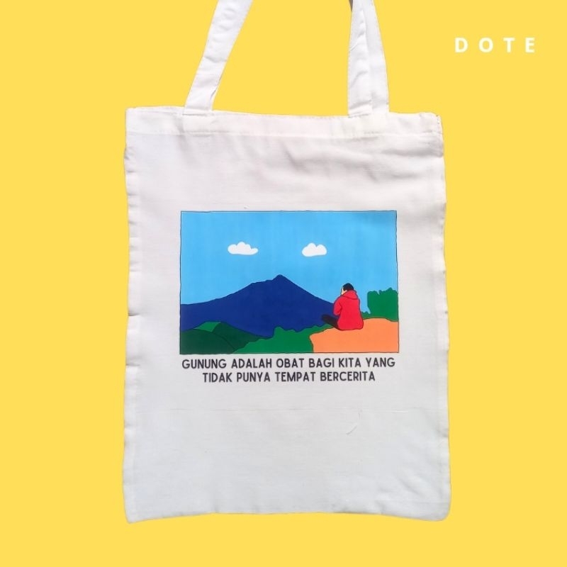 Jual Tote Bag Desain Kata Kata Unik, Blacu Premium, 30 x 40 cm | Shopee ...