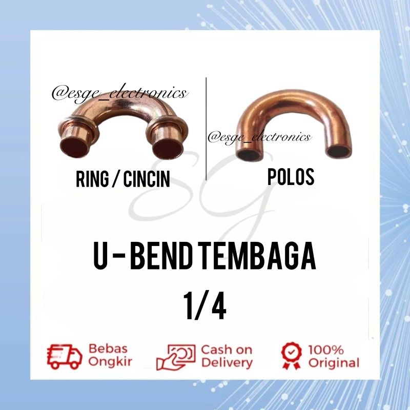 Jual UBEN U BEN AC TEMBAGA 1/4 U-BEND AC RING UBIN U EVAPORATOR TEMBAGA ...