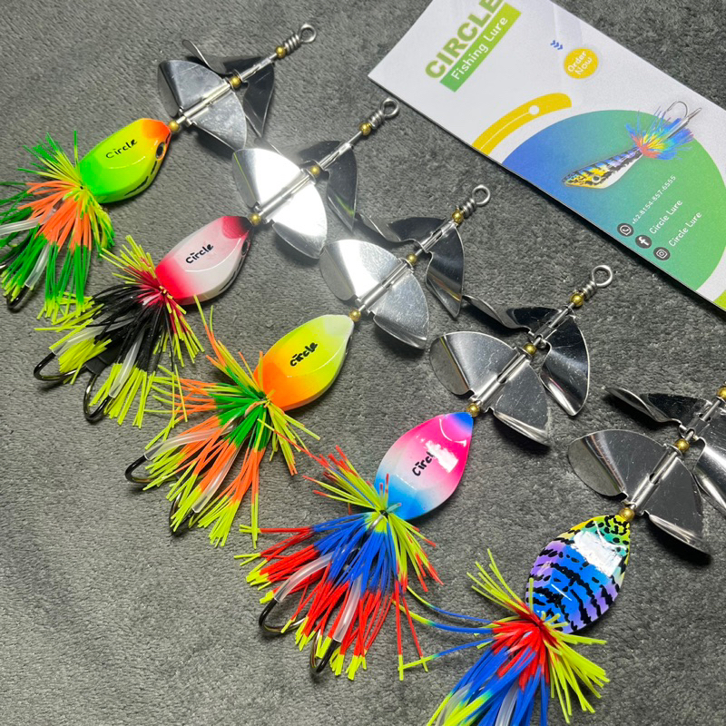 Jual SLASHBAIT DOUBLE PROPELLER 20GR Umpan Pancing Toman | Shopee Indonesia