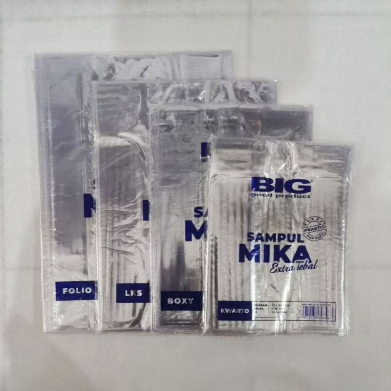 Jual Sampul Buku Plastik Tebal Mika 60 Mikron Kwarto Boxy LKS Folio | Shopee Indonesia