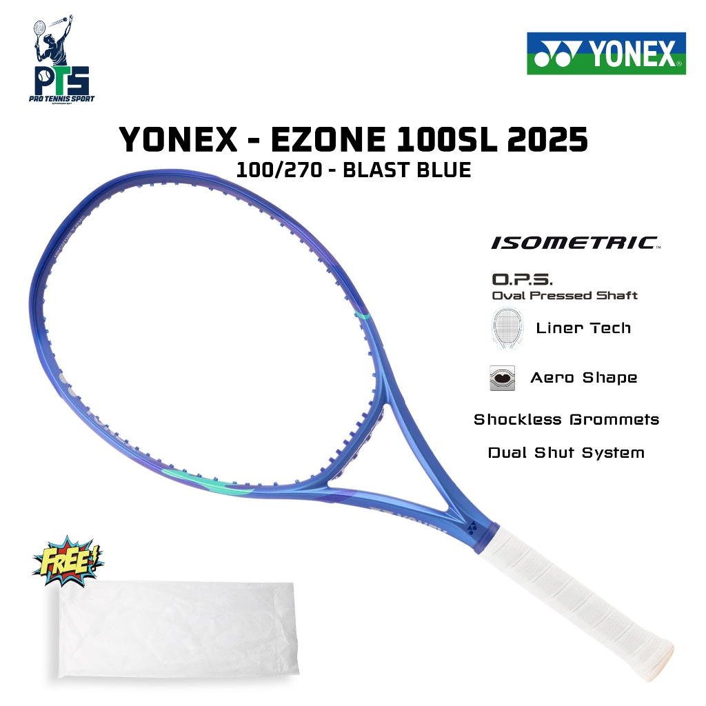 Jual Raket Tenis Yonex EZONE 100SL 100 270 gr 2025 Blast Blue | Shopee Indonesia
