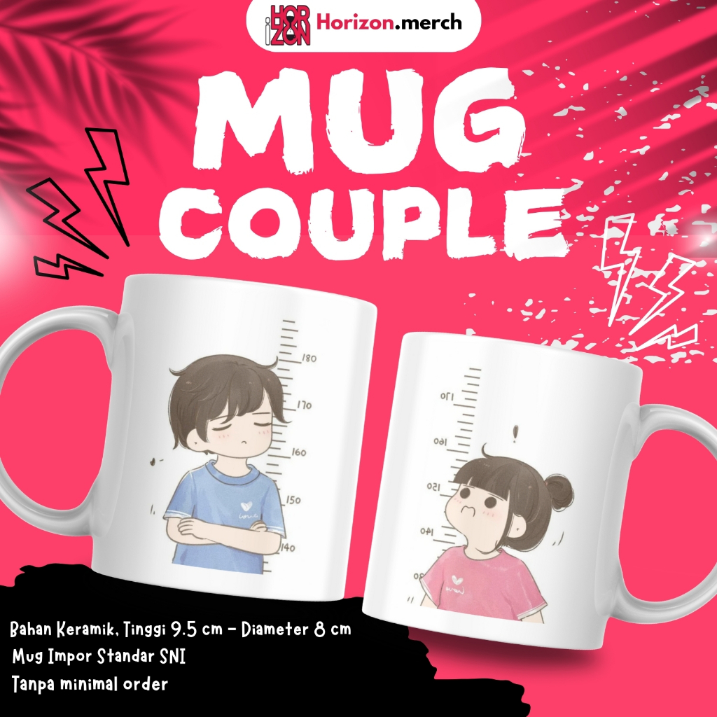 Jual MUG COUPLE CUSTOM NAMA & GAMBAR AESTHETIC | Shopee Indonesia