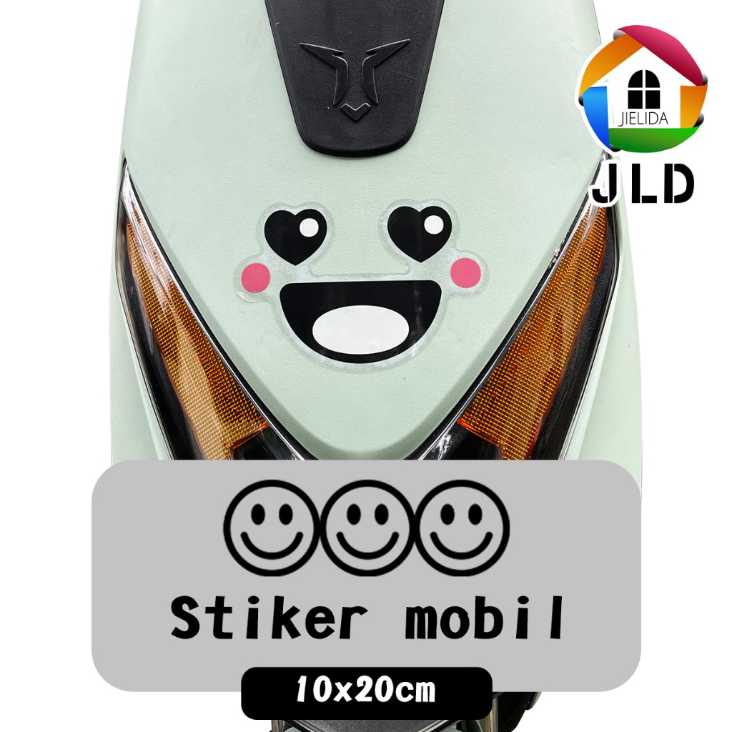 Jual JieLiDa Stiker motor sepeda listrik/Stiker Uk 10x20cm /Kartun lucu ...