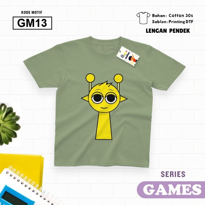 Jual GM11 - GM17 kaos anak games series - wajib punya buat gen alpha | Shopee Indonesia