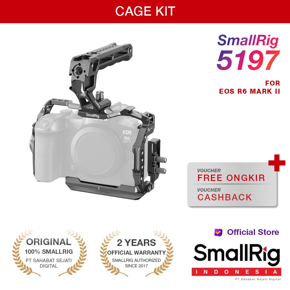 Jual SmallRig Cage Kit for Canon EOS R6 Mark II 5197 | Shopee Indonesia