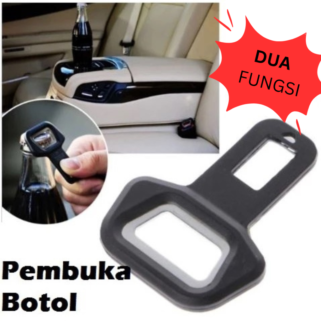 Jual Everest Auto - Colokan Safety Belt 2 in 1 Buka Botol | Buckle Seat ...
