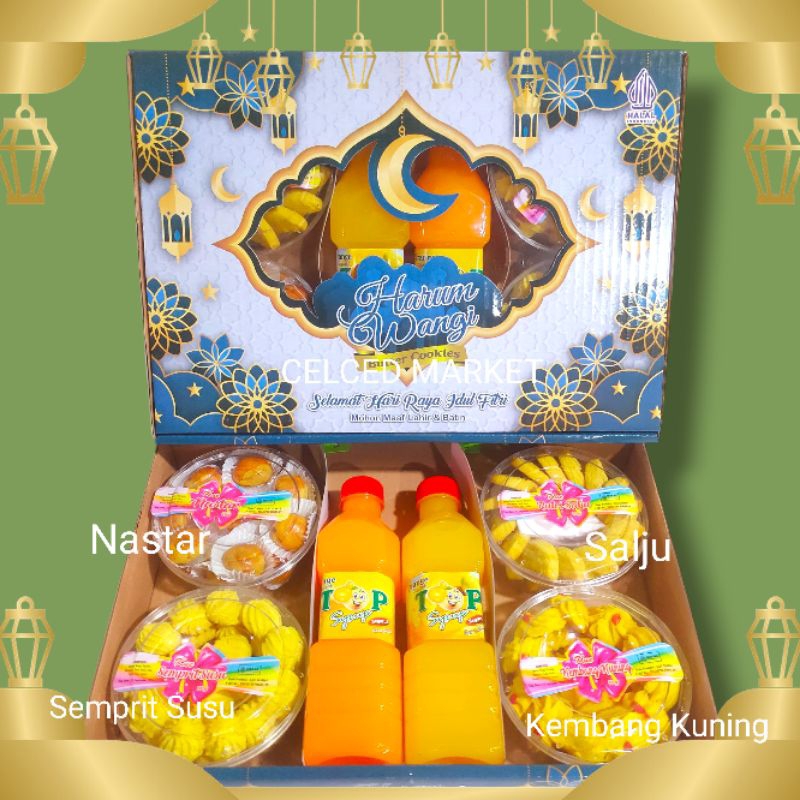 Jual Kue Kering Lebaran 2025 Paket Sirup HARUM WANGI | Hampers Parcel ...