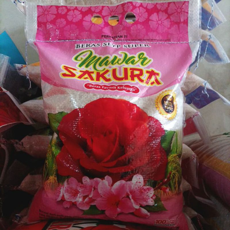 Jual Beras Mawar Sakura 5kg (GRATIS ONGKIR) | Shopee Indonesia