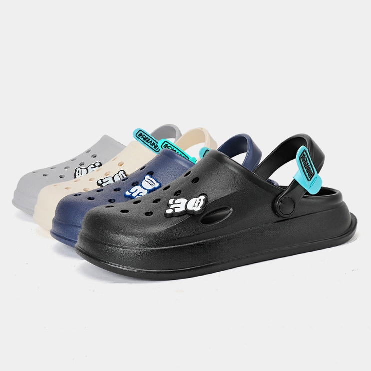 Jual CROCS Sendal Baim Pria Kasual Sendal kodok Anti Selip Sandal ...