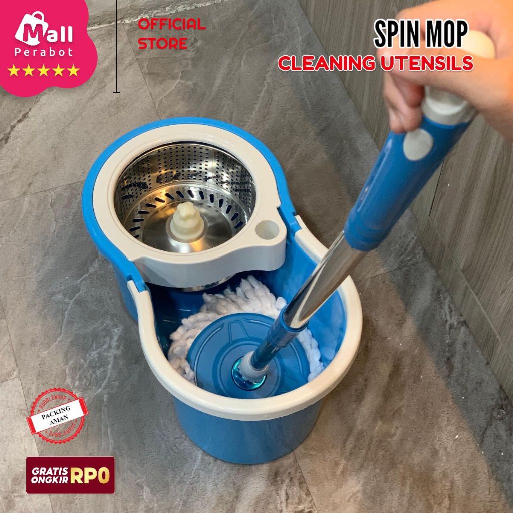 Jual Mall Perabot | Alat Pel Tornado Otomatis Ember | Spin Mop Bucket ...
