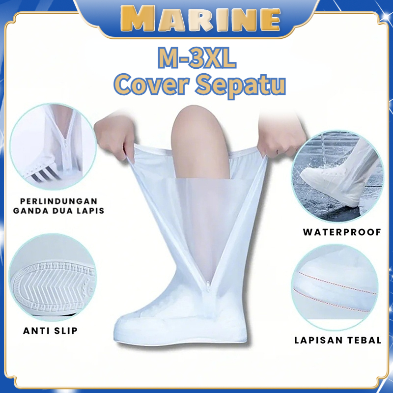 Jual Cover Sepatu Boot Hujan Anti Air Waterproof Pelindung Sepatu ...