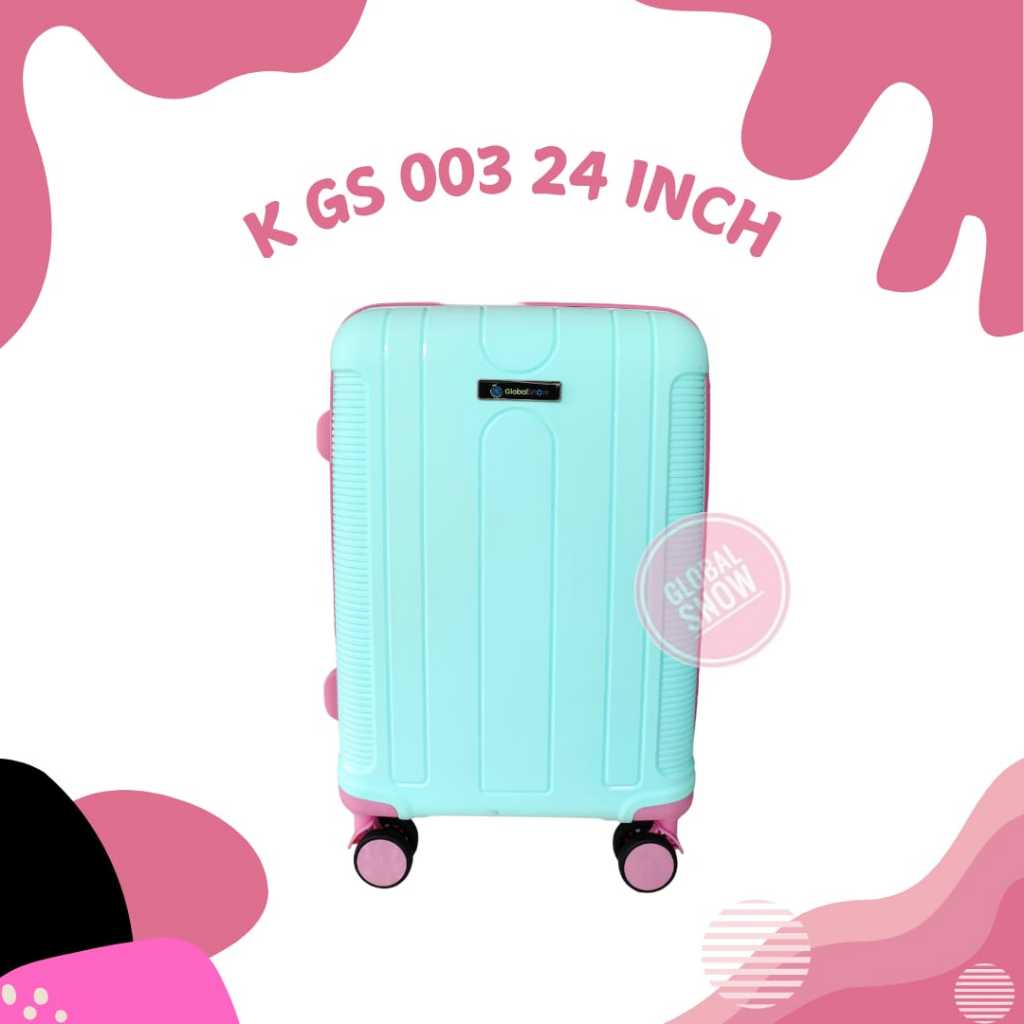 Jual MODEL BARU Koper ANTI PECAH PP Global Snow size 24 Inch - GS 003 ...