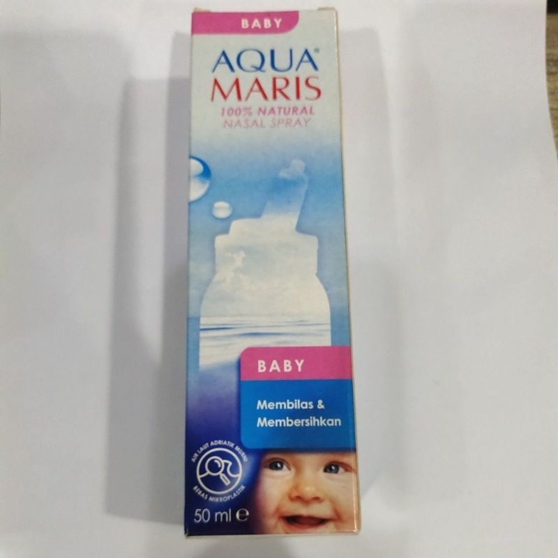 Jual AQUAMARIS ALAT SEMPROT HIDUNG BAYI 50ML | Shopee Indonesia