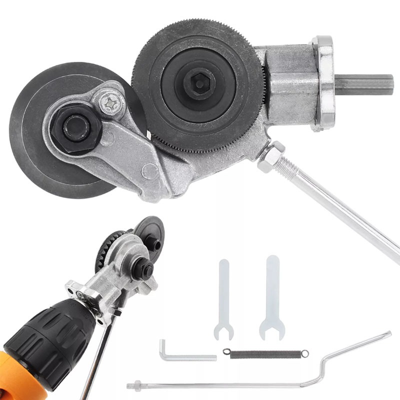 Jual Adaptor Bor Pemotong Seng - Alat Adapter Drill Plate Cutter Alat Potong Gunting Plat Besi ...