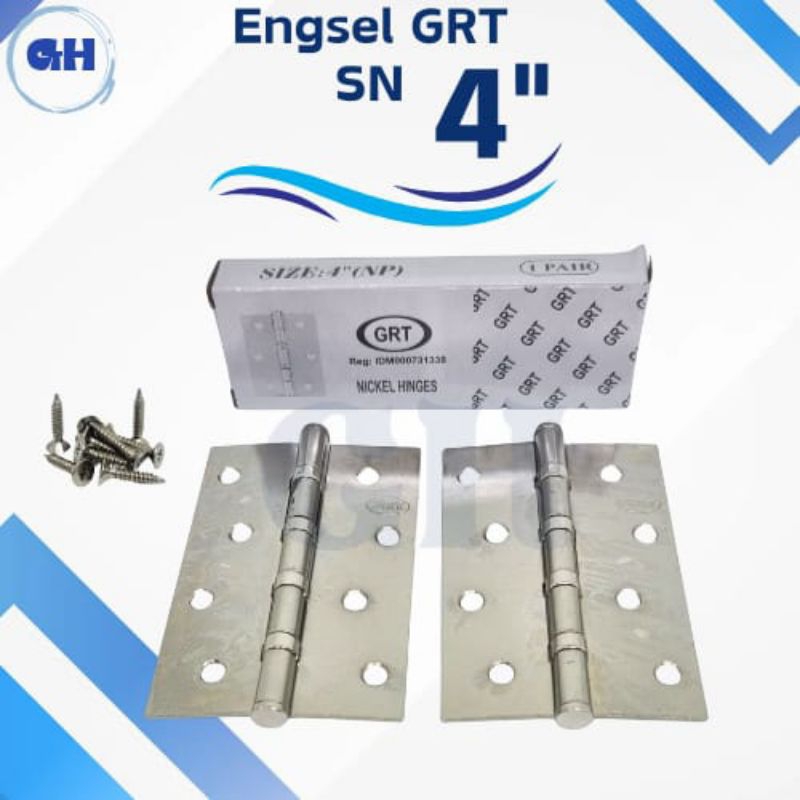 Jual Engsel Pintu Jendela GRT 4" SILVER | Shopee Indonesia