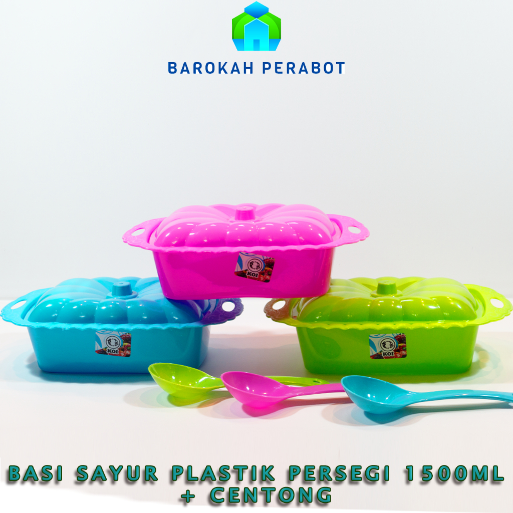 Jual 6 pcs Tempat Sayur Prasmanan + Centong | Tempat Sayur Plus Tutup ...